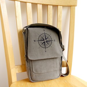 Compass Tech Bag Small Purse Nautical Crossbody Shoulder Bag - Etsy