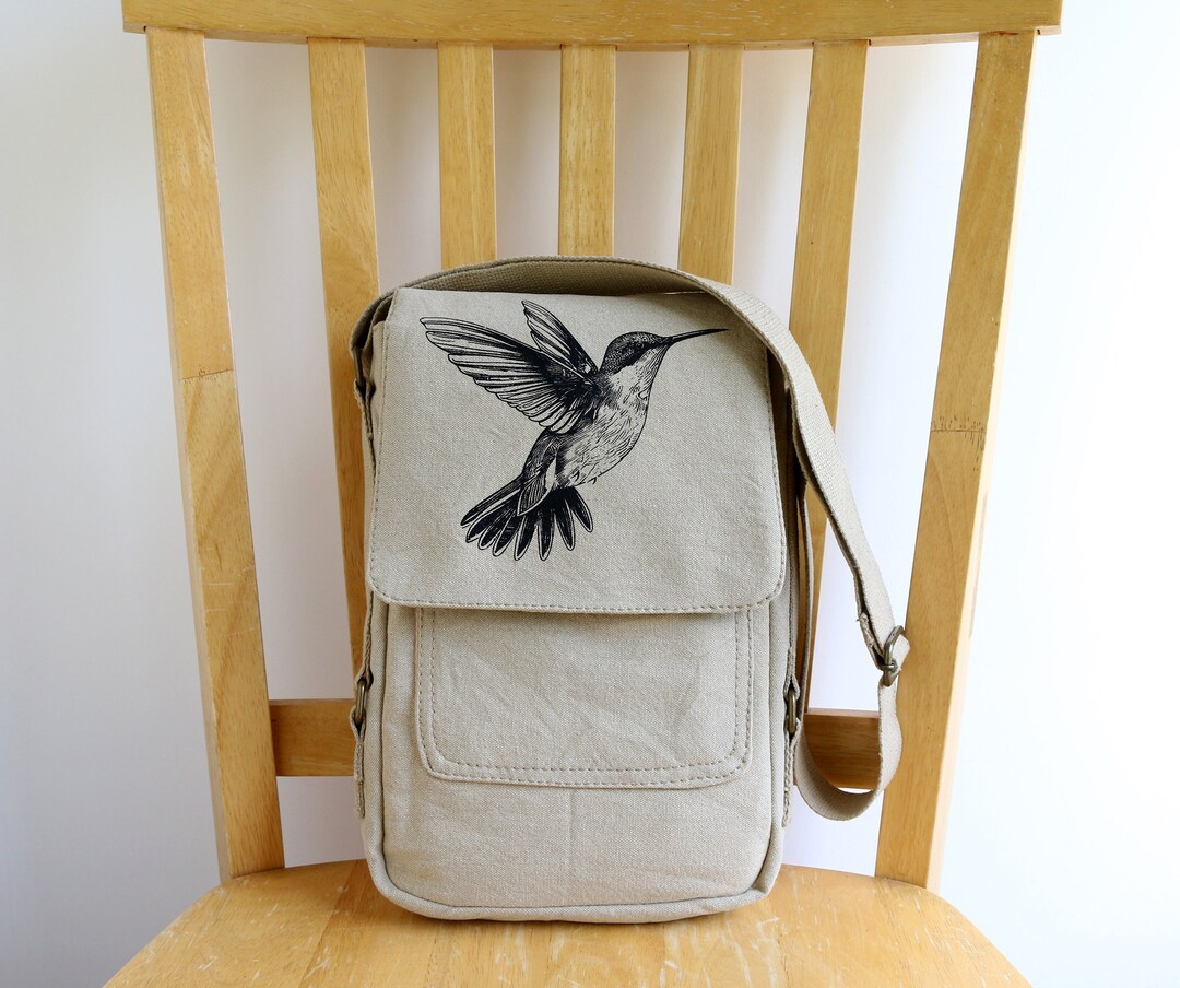 Hummingbird Tech Bag Small Purse Crossbody Shoulder Bag 11x7x2 Inches ...