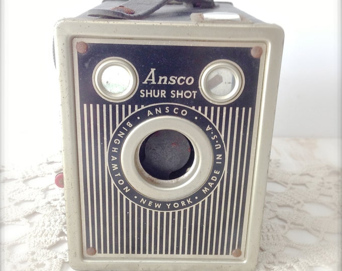 Vintage Ansco Shur Shot Box Camera Vintage Cameras Vintage Home Decor ...