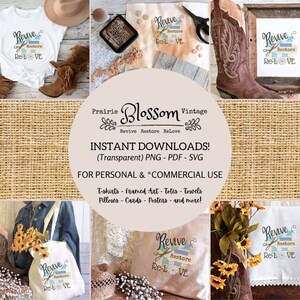 Instant Downloads - "revive, Restore, Relove" Printable Graphic for T ...