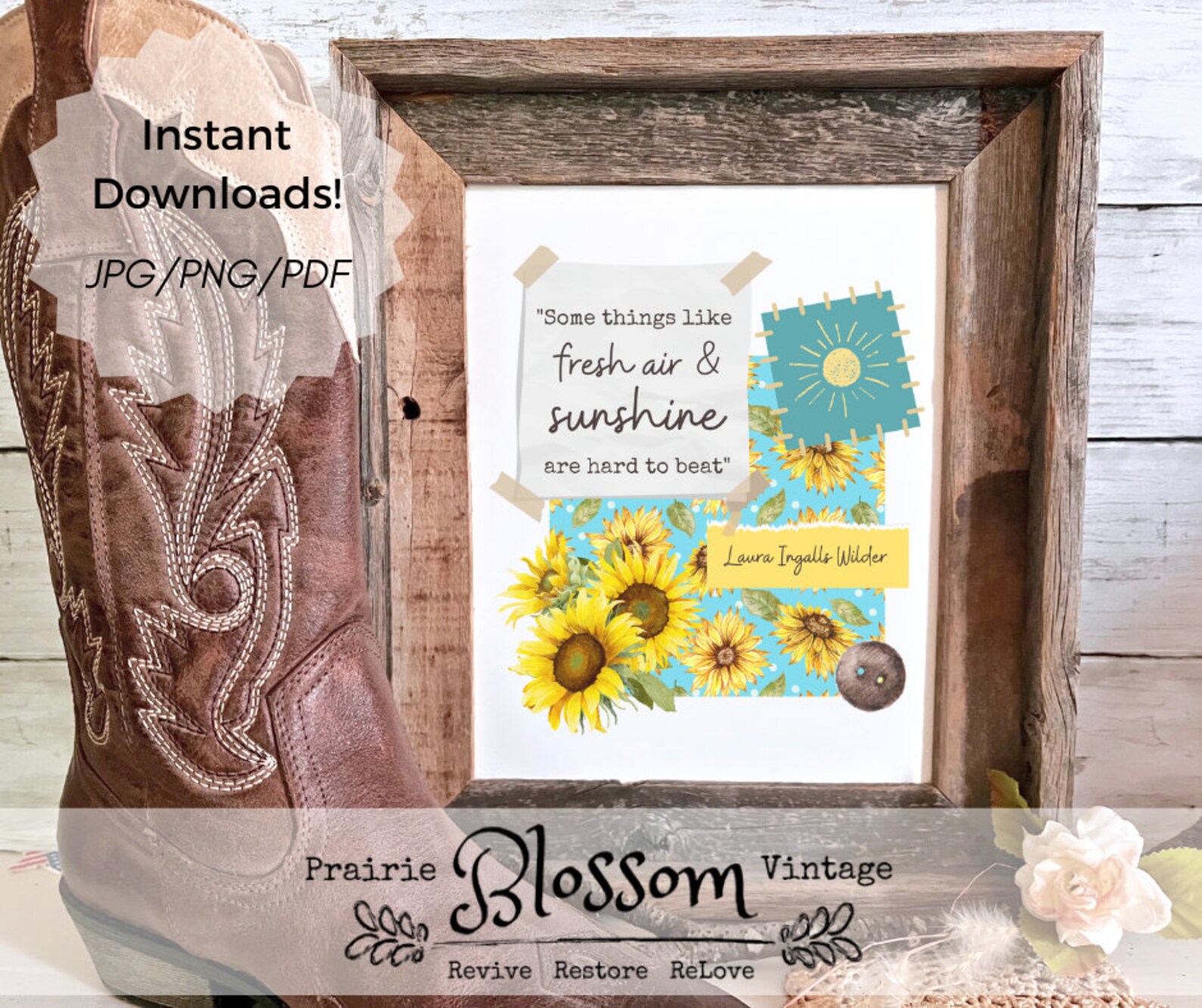 Instant Downloads fresh Air and Sunshine - Etsy