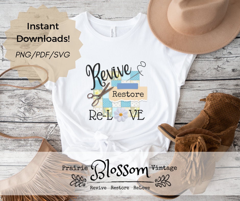 Instant Downloads revive Restore Relove - Etsy