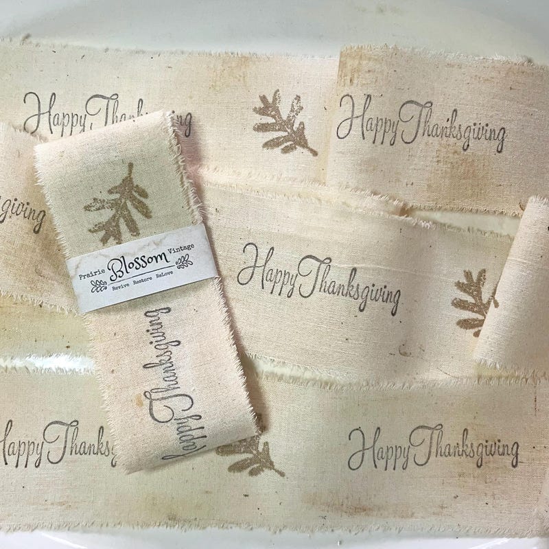Thanksgiving Ribbon - Etsy