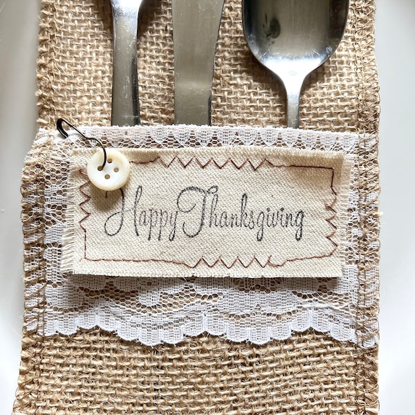 Burlap Table Setting - Etsy