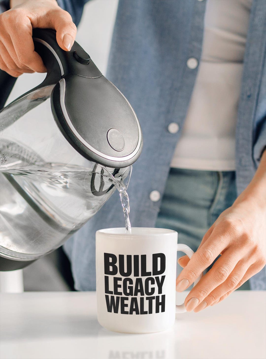 Build Legacy Wealth Mug - Inspirational Ceramic Coffee Mug ...