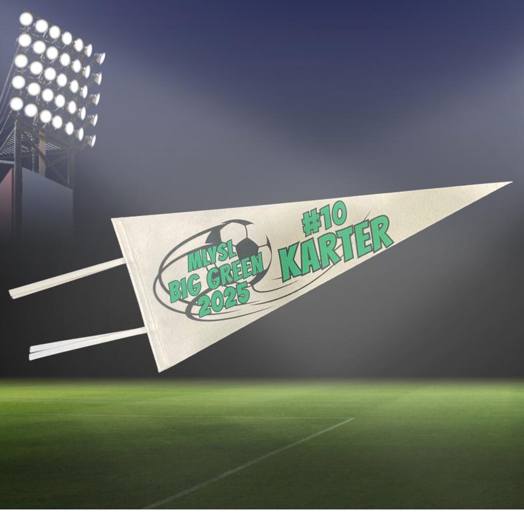 Custom Personalized Sports Pennants — Perfect for Teams, Players & End ...