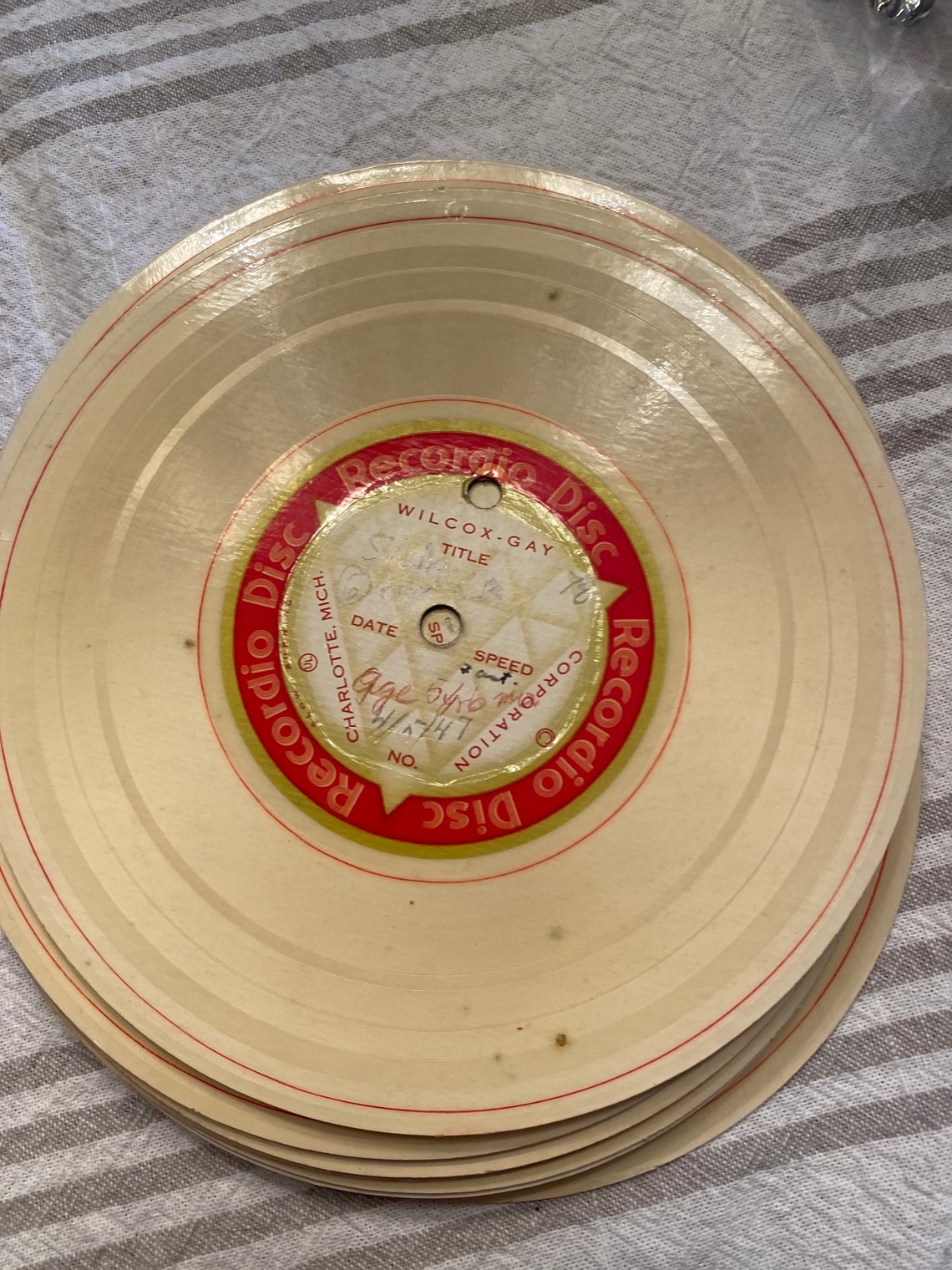 Lot of Recordio Disc Wilcox-gay 1940s - Etsy
