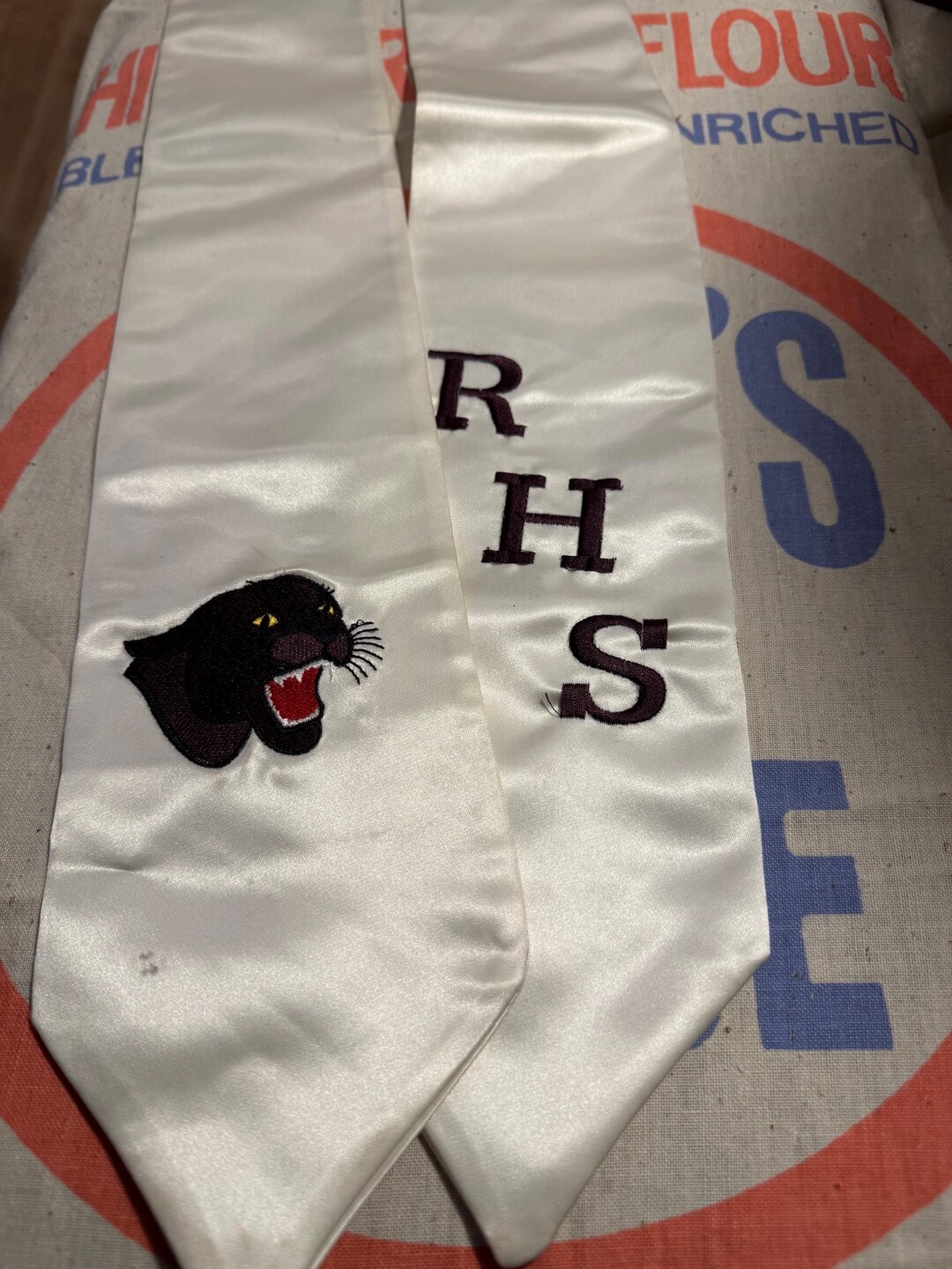 Vintage Panther Graduation Stole, Free Shipping - Etsy