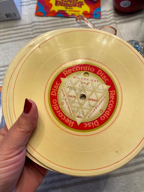 Lot of Recordio Disc Wilcox-gay 1940s | Etsy