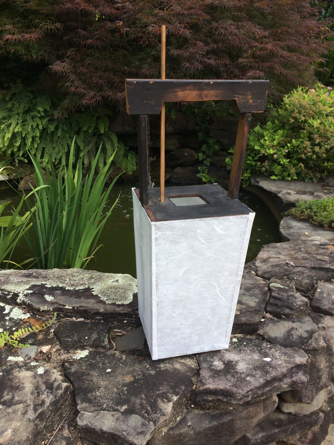 Beautiful Vintage Japanese Oki-andon (paper Lantern) - Etsy