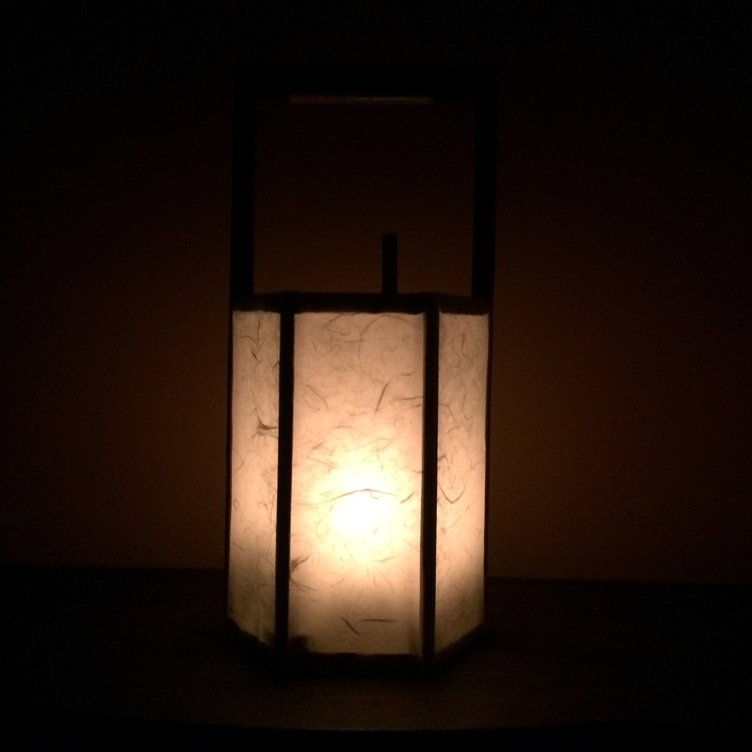 Beautiful Vintage Hexagonal Japanese Oki-andon paper Lantern - Etsy
