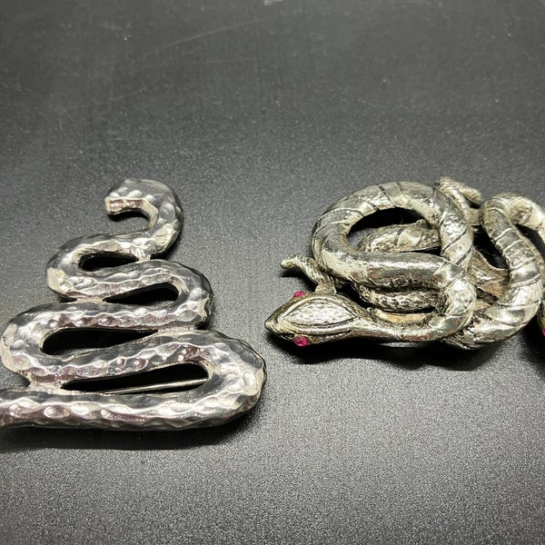 Snake Brooch - Etsy