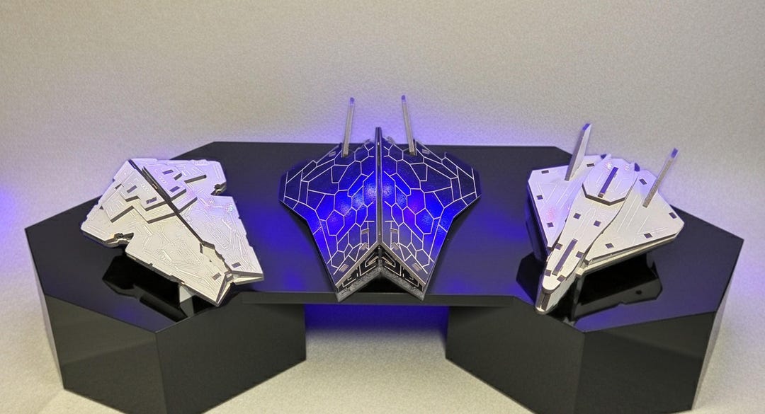 3D Starship Model Miniatures Ship, Wood Models, Sci-fi, Airplane ...
