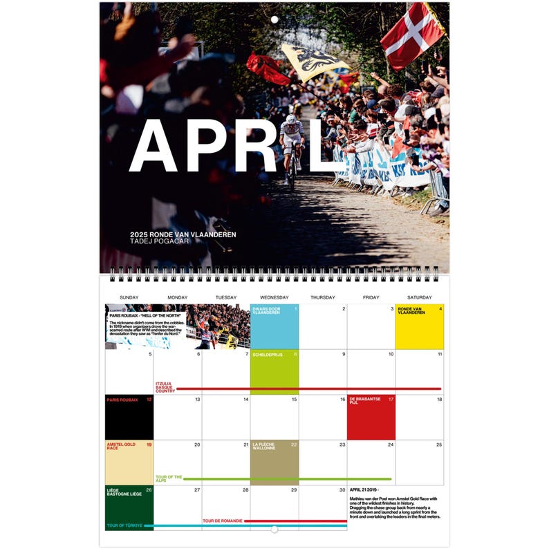 2026 World Tour Cycling Calendar - Etsy