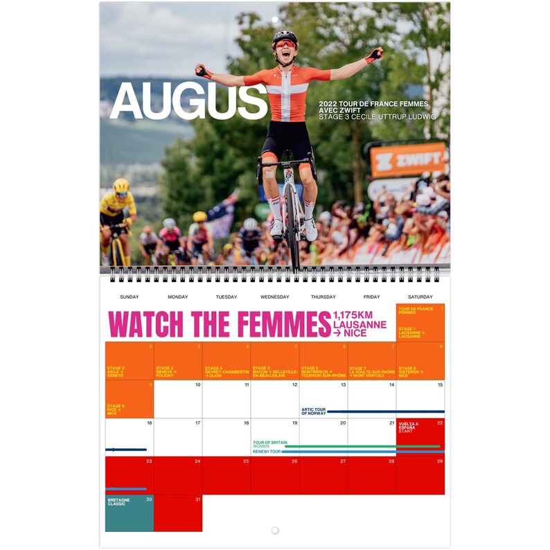 2026 World Tour Cycling Calendar - Etsy