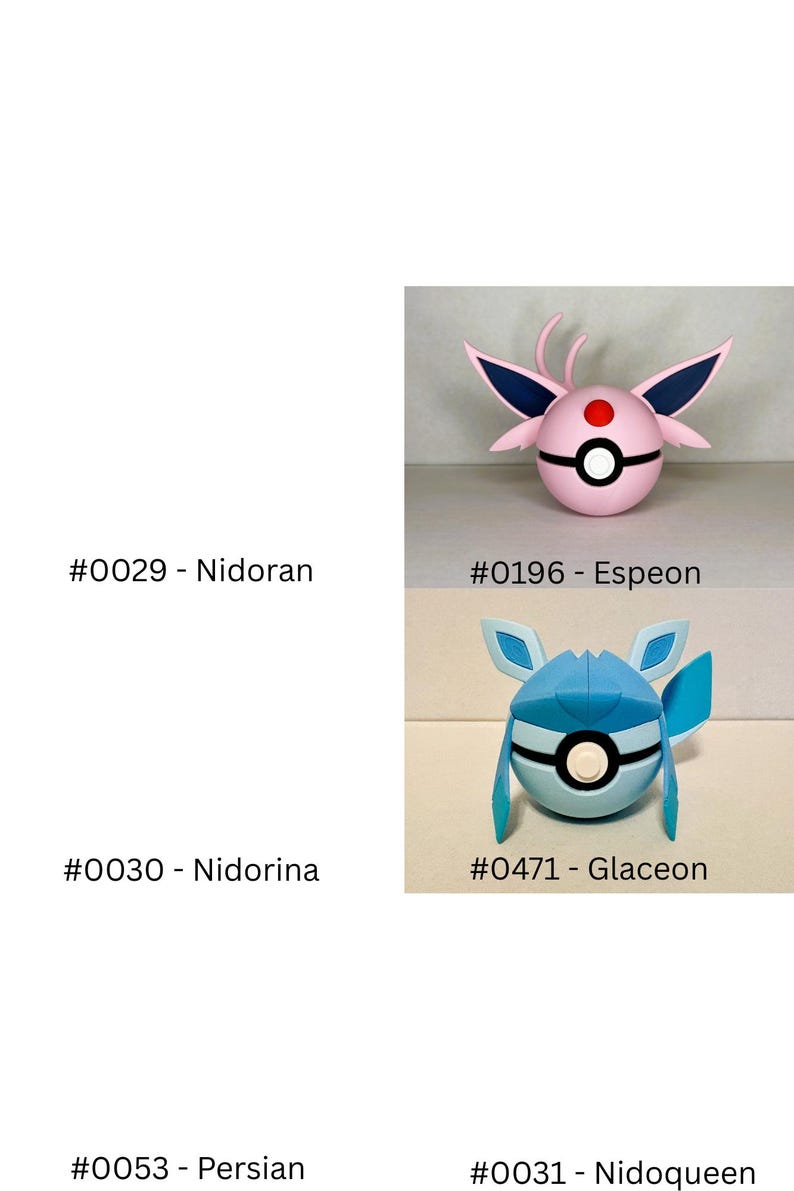 Listing 1 of 5 Pokemon Character Balls and Standard Balls - Etsy