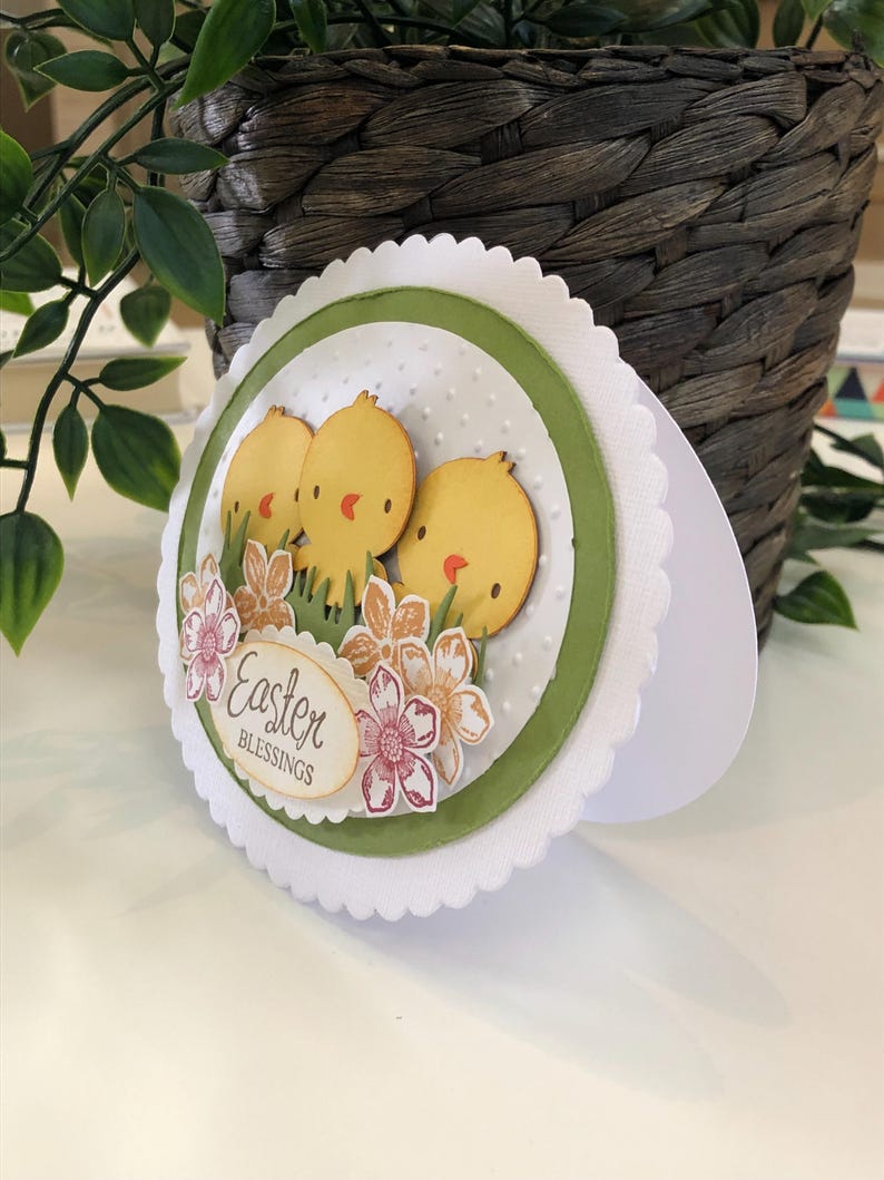 Easter Card Kit - Chick Easter Card - Etsy
