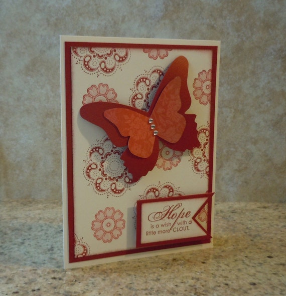 Items similar to Beautiful butterfly Card Kit on Etsy