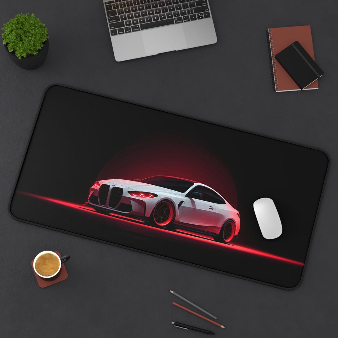 BMW M4 Racing Artwork Desk Mat | Car Mousepad Print - Etsy
