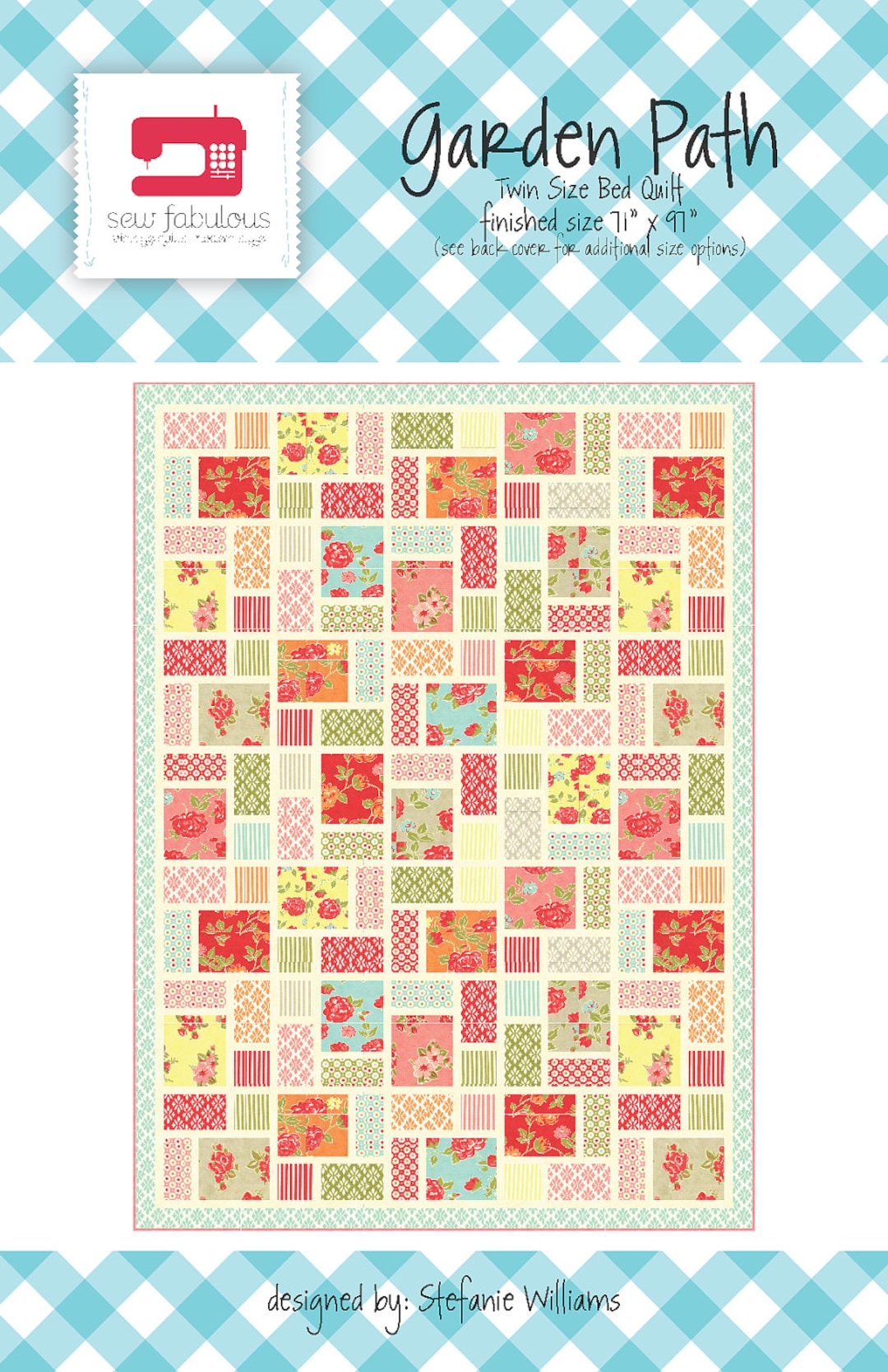 Garden Path Quilt Pattern PDF - Etsy