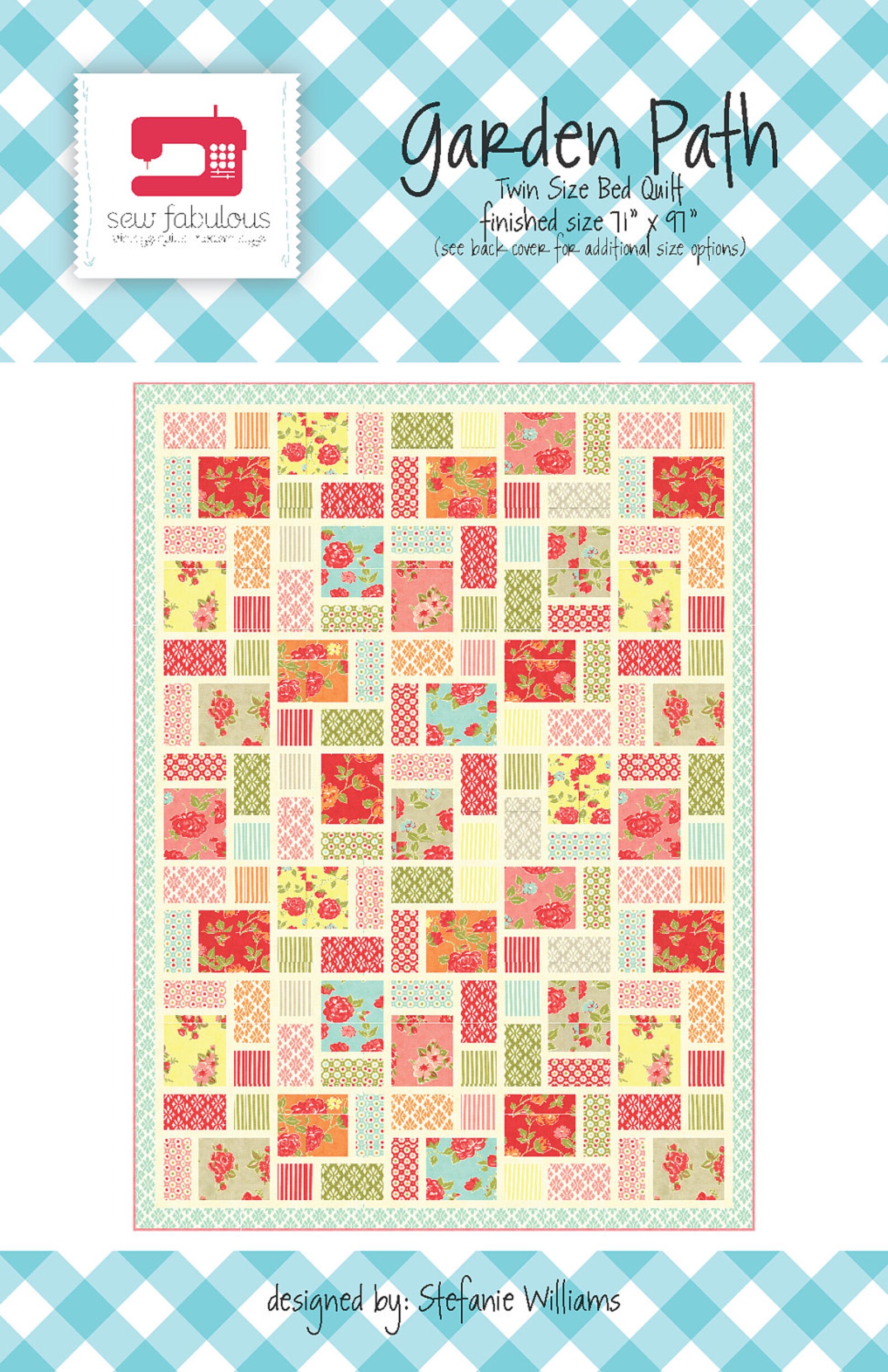 Garden Path Quilt Pattern PDF - Etsy