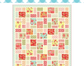 Fabric Cafe Garden Path Quilt Pattern uses Only 3YDS of - Etsy