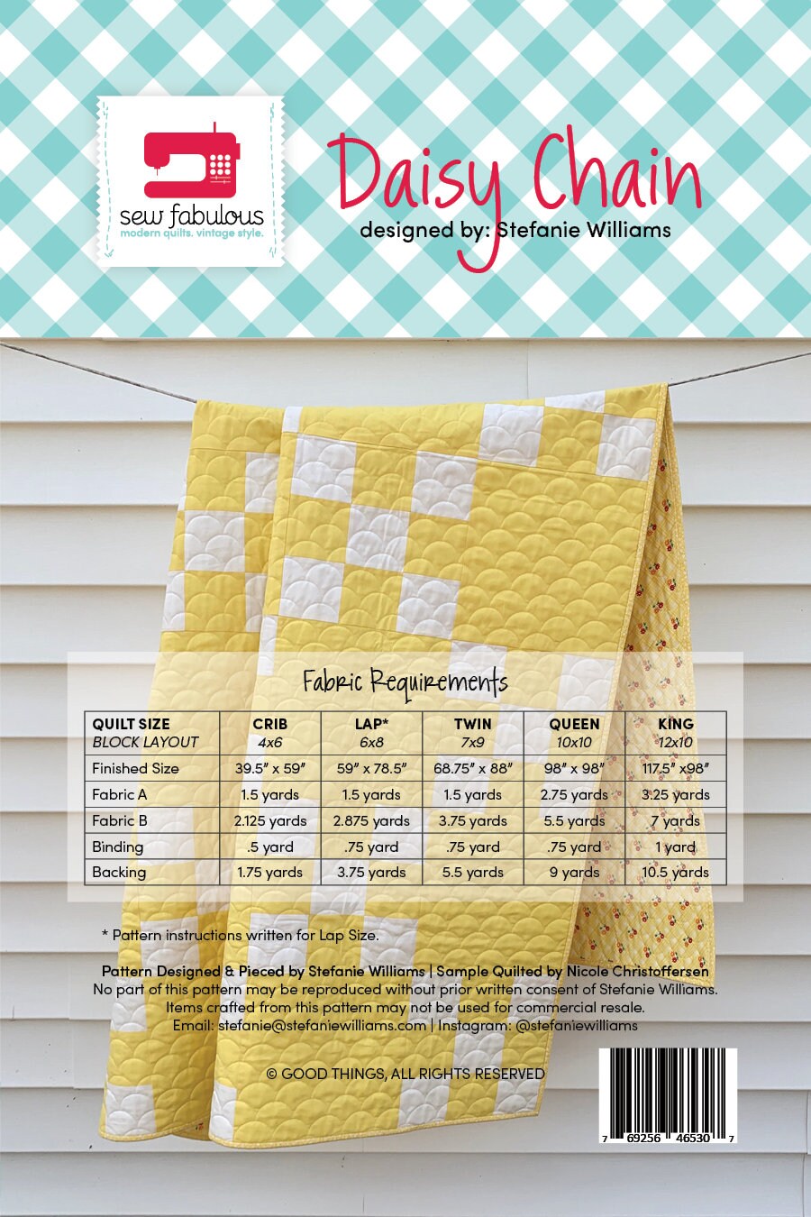 Daisy Chain Quilt Pattern PDF - Etsy