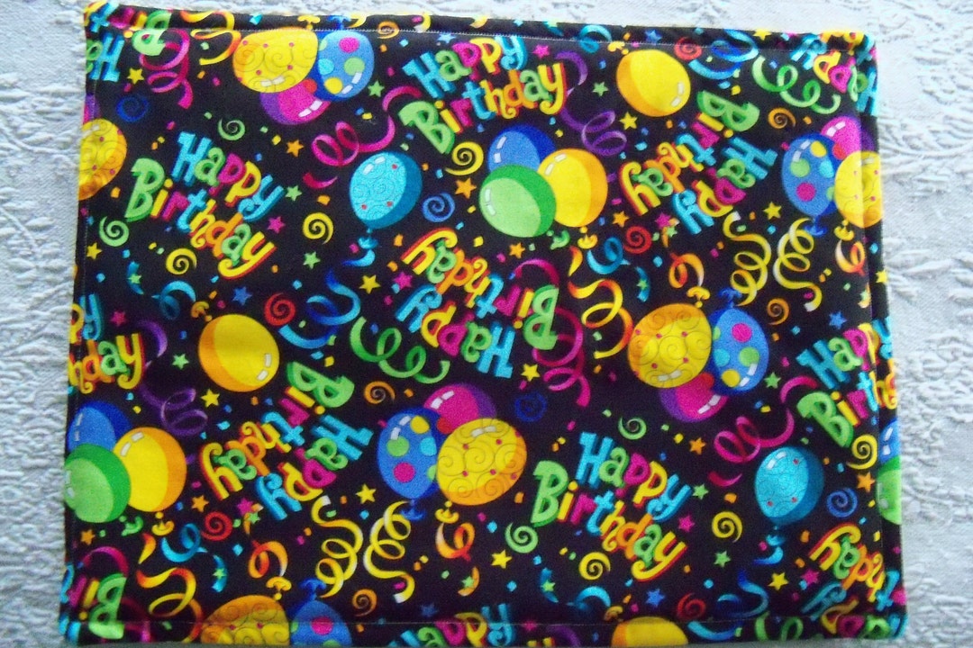 Happy Birthday Celebration! Machine Washable - Dryable Placemats ...
