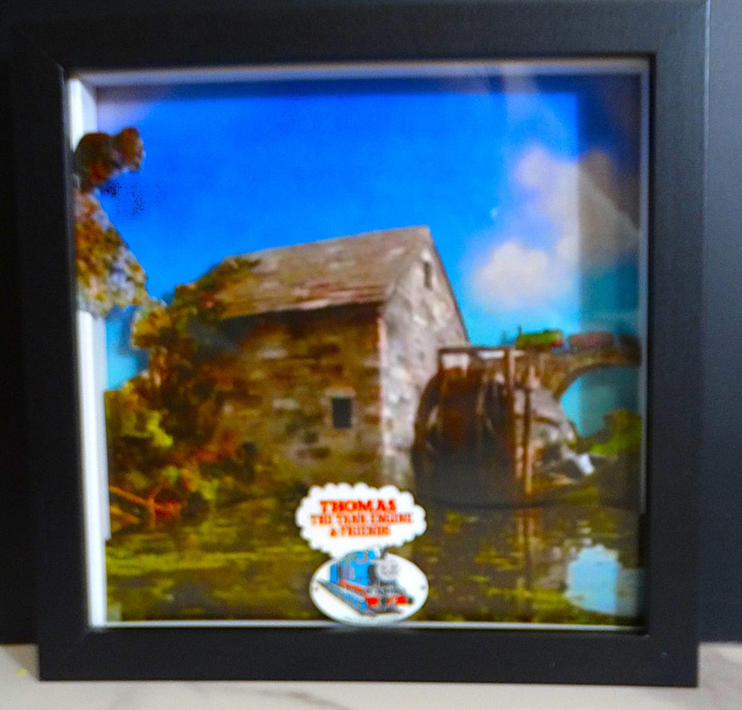 Thomas the Tank Engine the Watermill 3D Shadow Box - Etsy