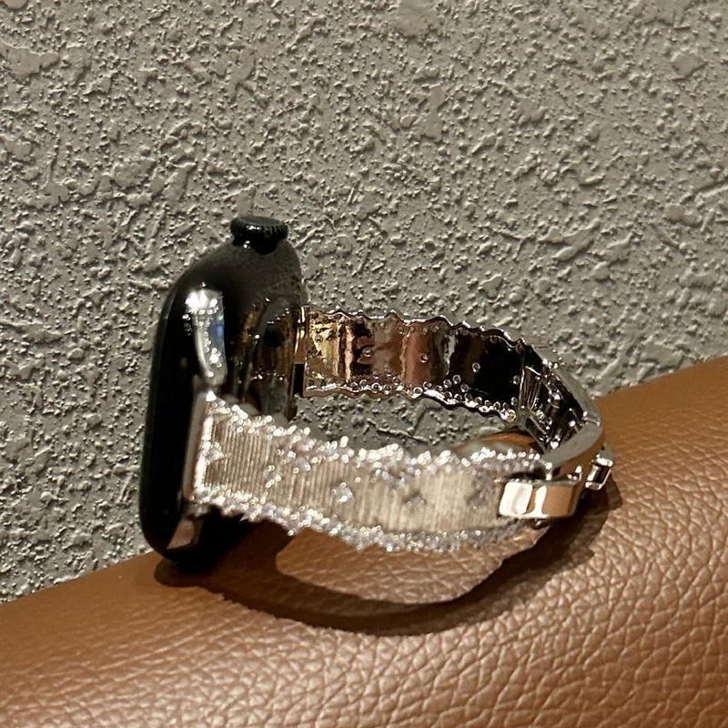 Iced Out Apple Watch Band - Etsy