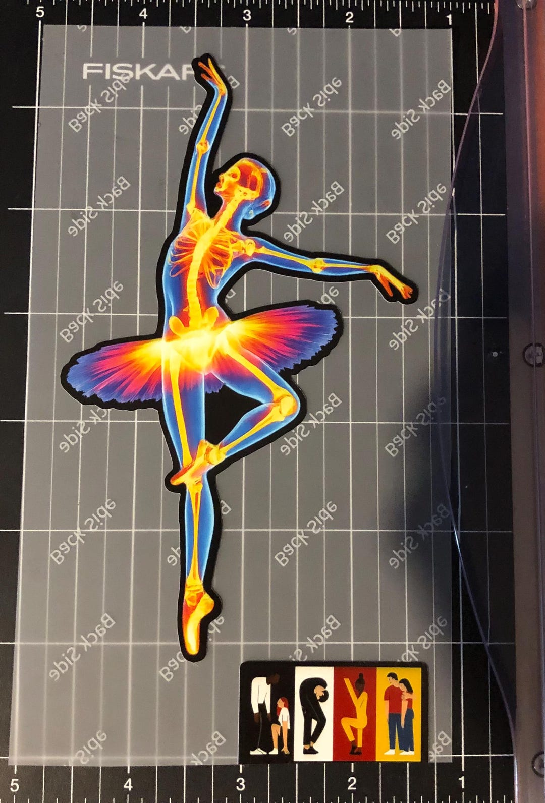 X-ray Ballerina – Infrared Anatomy Art Sticke - Etsy