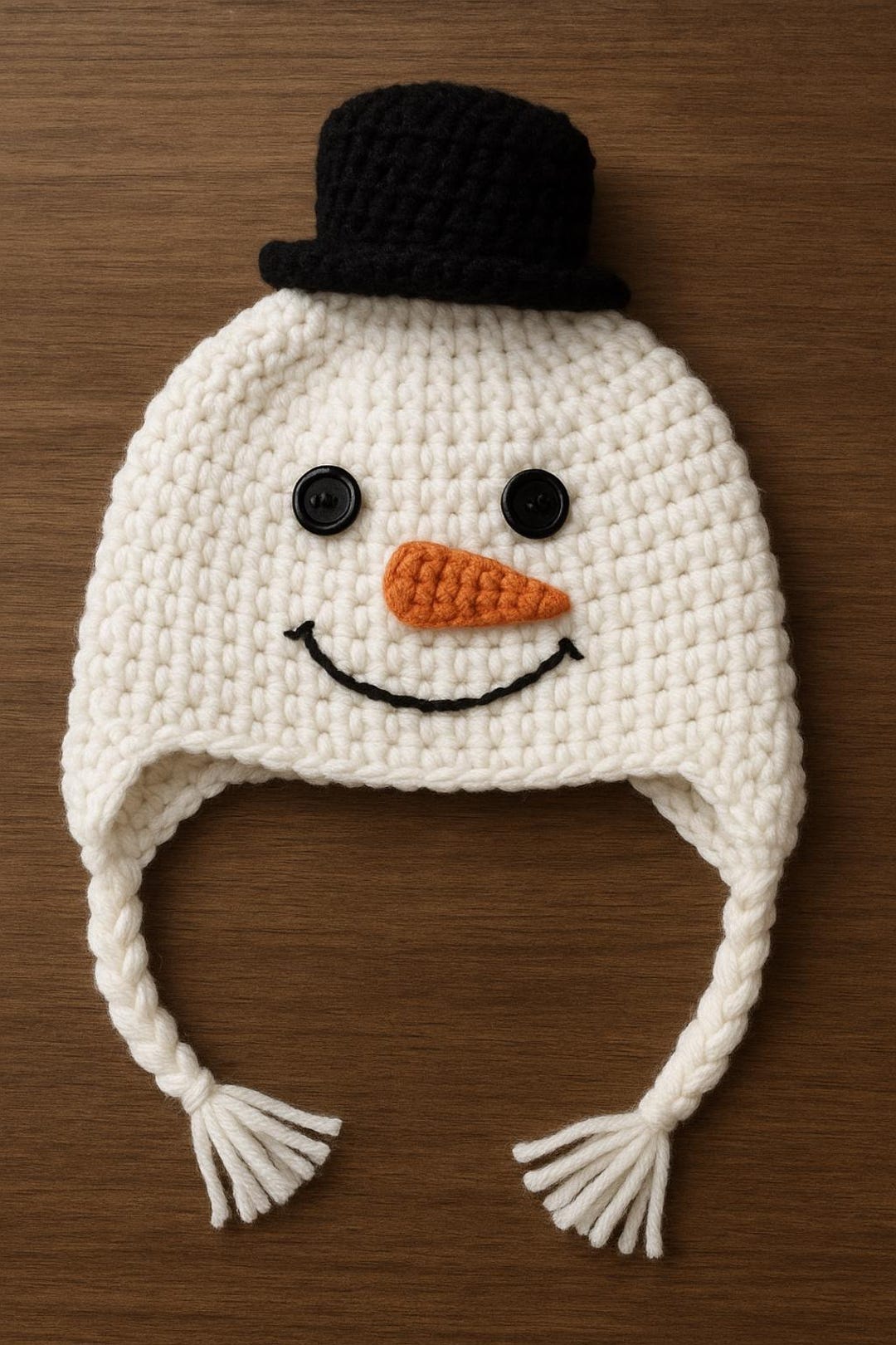 Crochet Snowman Hat Pattern (PDF Pattern) - Etsy