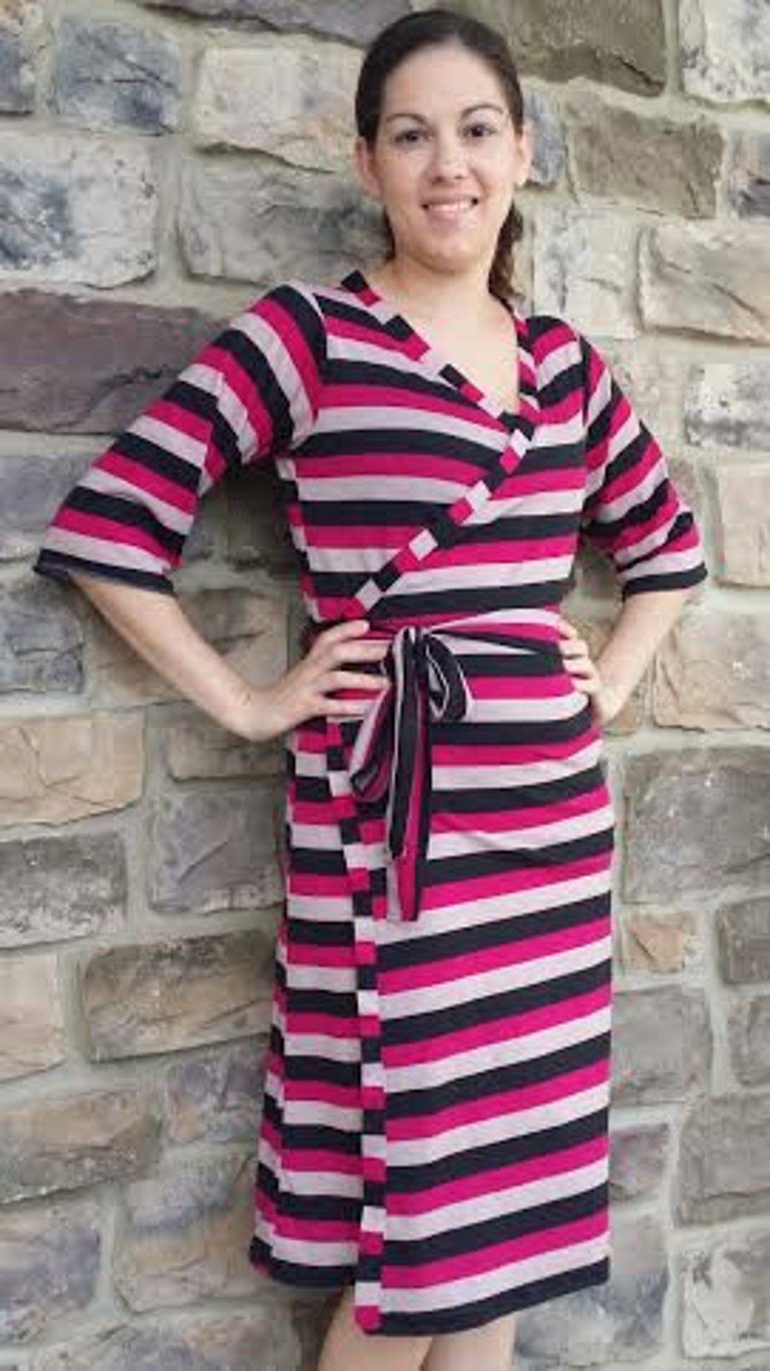 Wrap Dress PDF Sewing Pattern for Women, Womens Wrap Dress Pdf Sewing ...