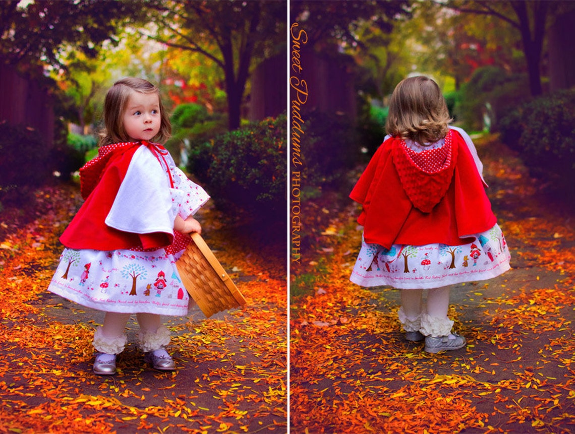 Cozy Hooded Cape Pdf Sewing Pattern, Cape Sewing Pattern PDF, Christmas ...