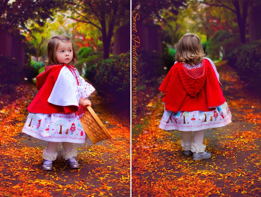 Cozy Hooded Cape Pdf Sewing Pattern, Cape Sewing Pattern PDF, Christmas ...