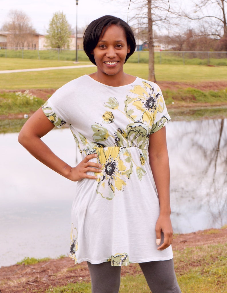 Womens Pullover Summer Dress Pdf Sewing Pattern, Simple a Line Basic ...