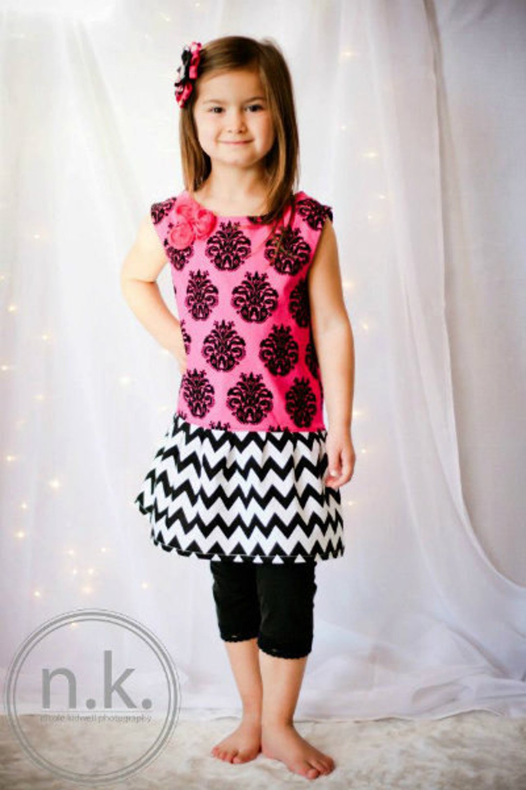 Girls Easy Dress Pattern Pdf, Drop Waist Dress Pdf Sewing Pattern ...