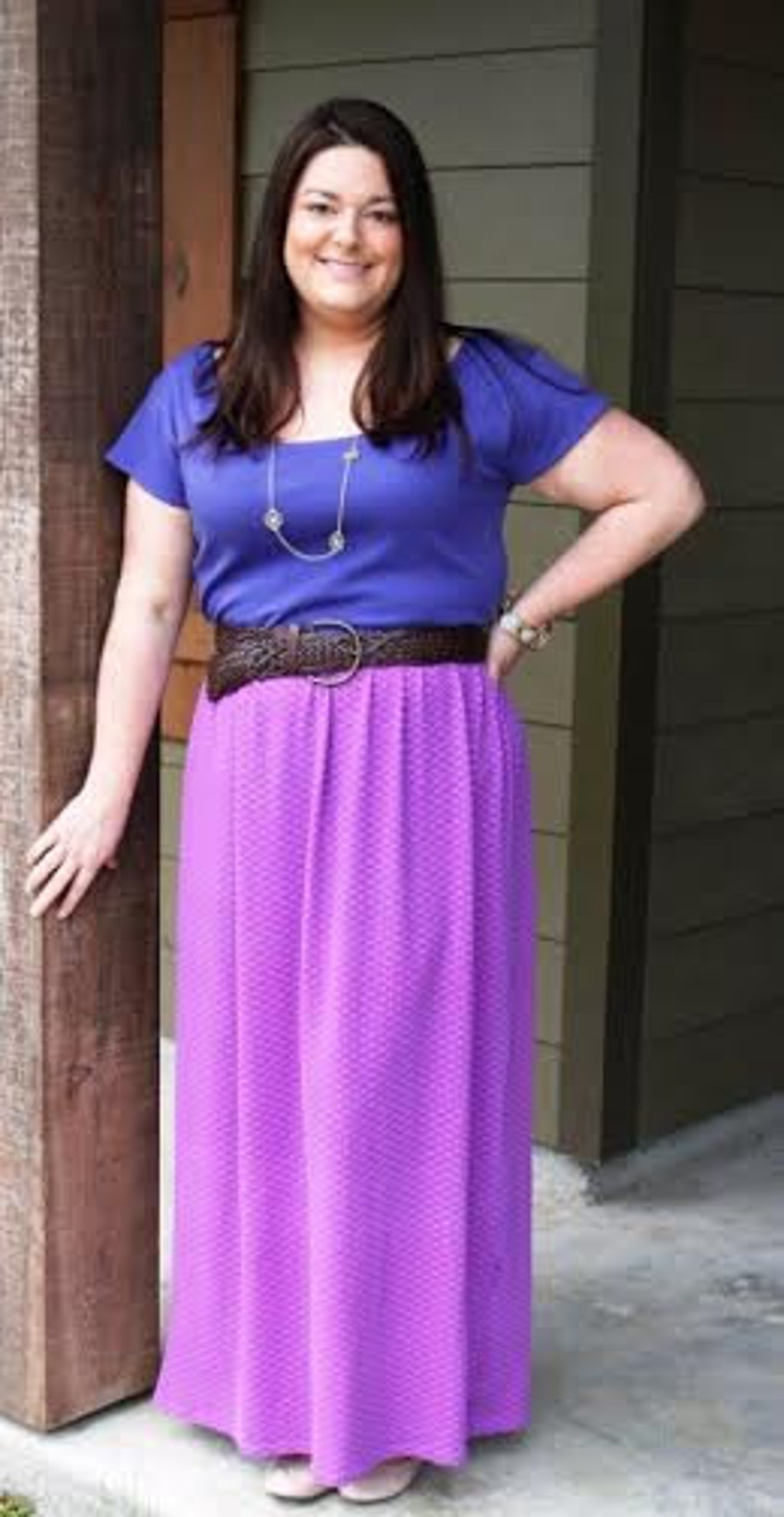 Maxi Dress Sewing Pattern for Women, Easy Knit Summer Sundress Pattern ...