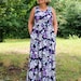Womens Maxi Dress Pdf Sewing Pattern, Boho Summer Racerback Tank ...