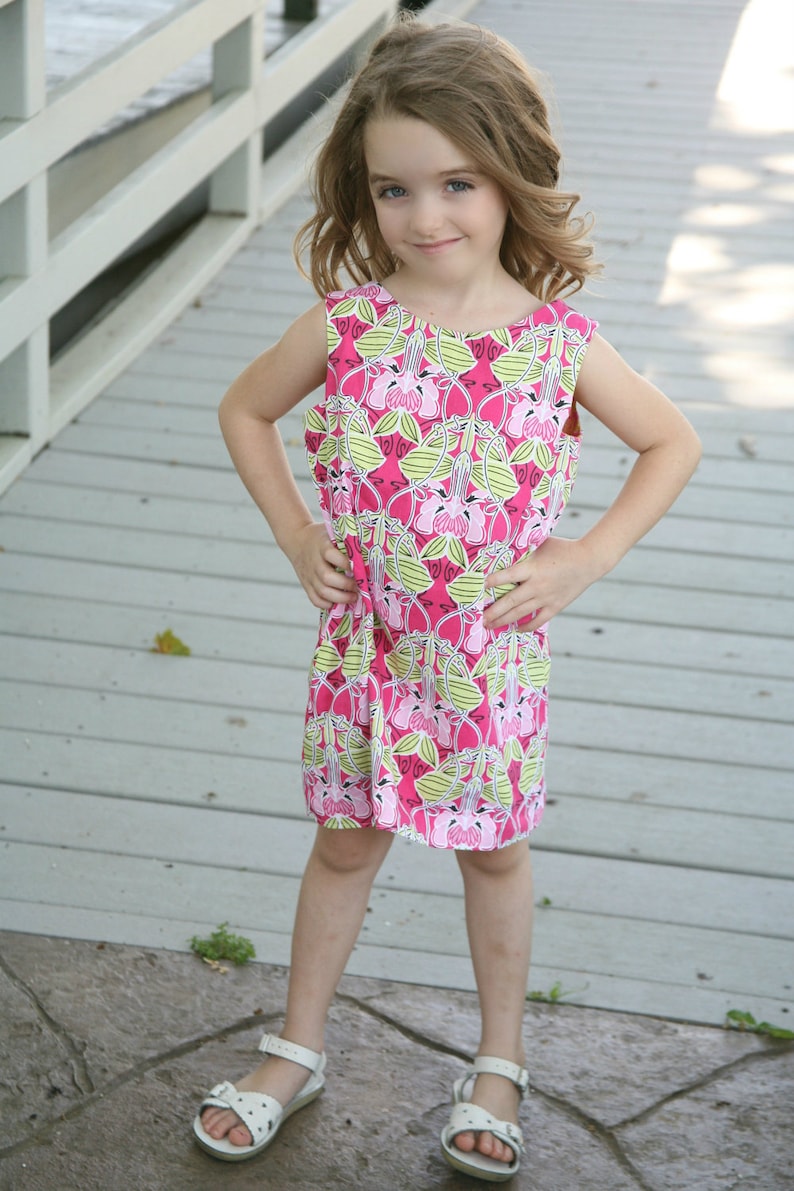 Easy Simple a Line Jumper Dress Sewing Pattern for Girls - Etsy Australia