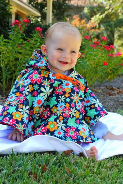 Cozy Hooded Cape Pdf Sewing Pattern, Cape Sewing Pattern PDF, Christmas ...