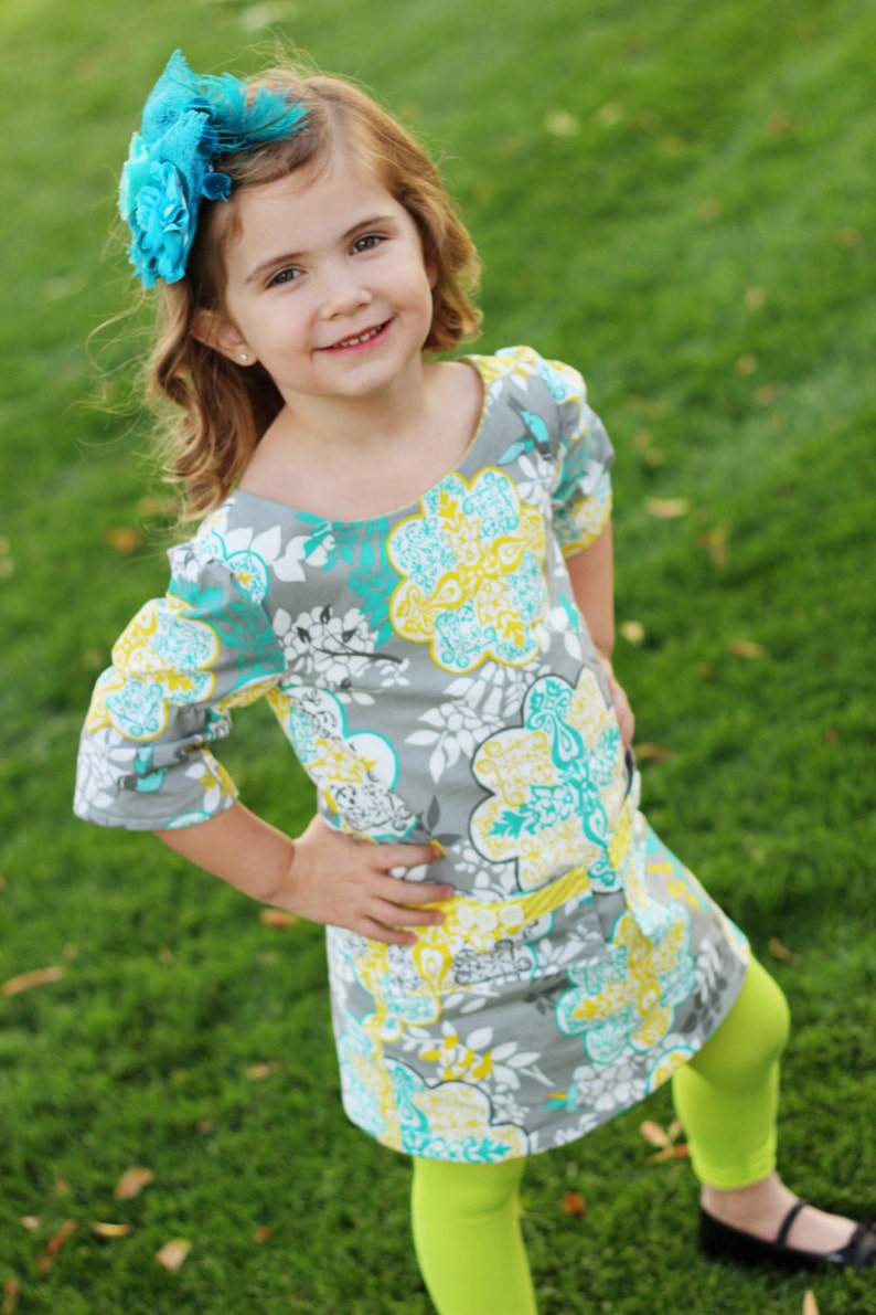 Girls Dress Pattern Pdf Girls Dress Pattern Pdf With Sleeves - Etsy