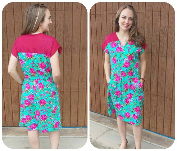 Womens Summer Sundress Sewing Pattern V Neck Woven Printable | Etsy ...