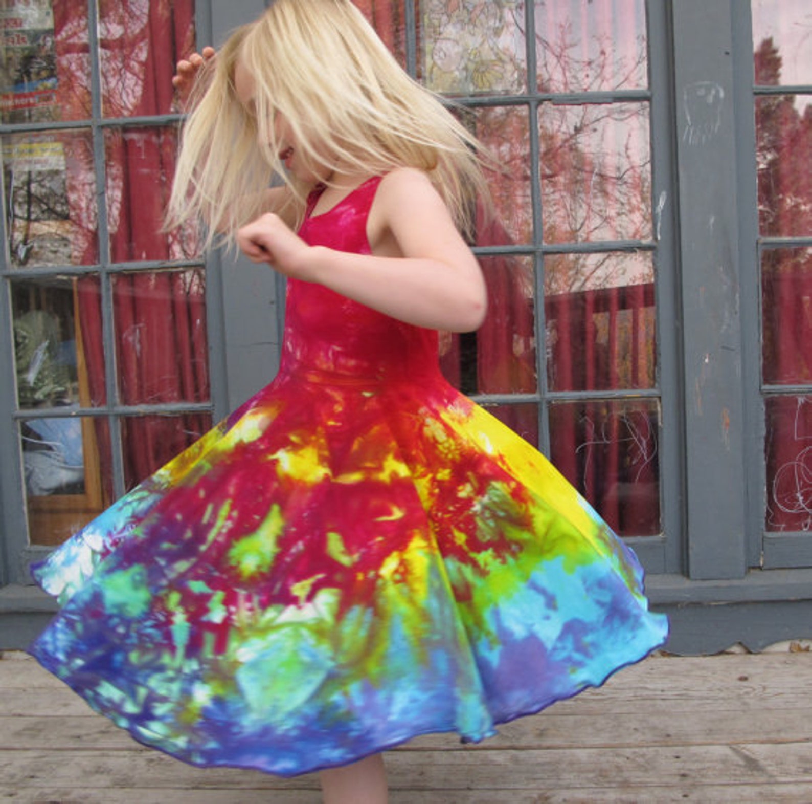 Circle Skirt Dress Pattern for Girls Women PDF Sewing Patterns, Circle ...