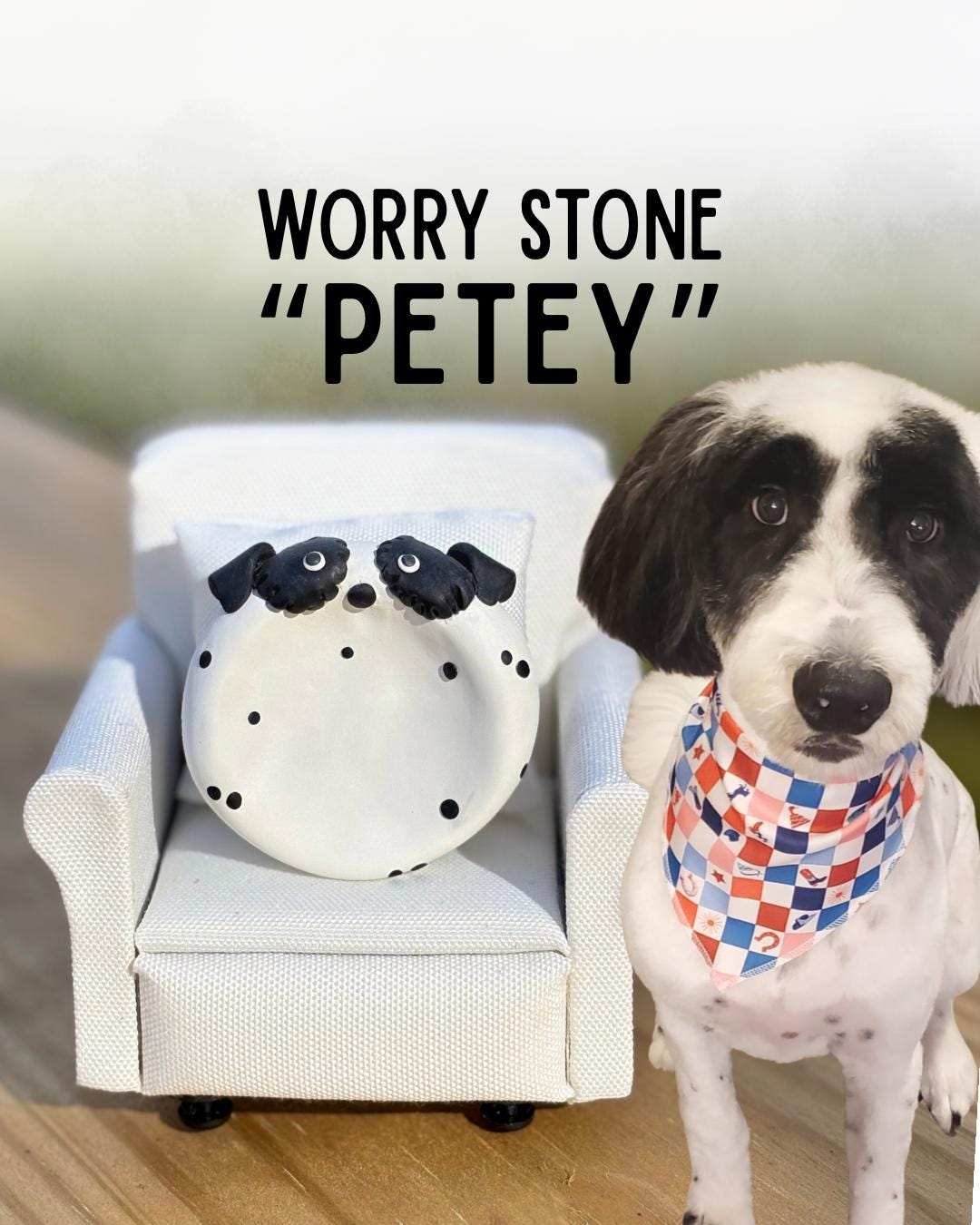 Custom Dog Worry Stone - Etsy