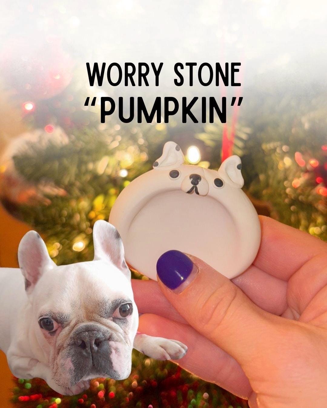 Custom Dog Worry Stone - Etsy