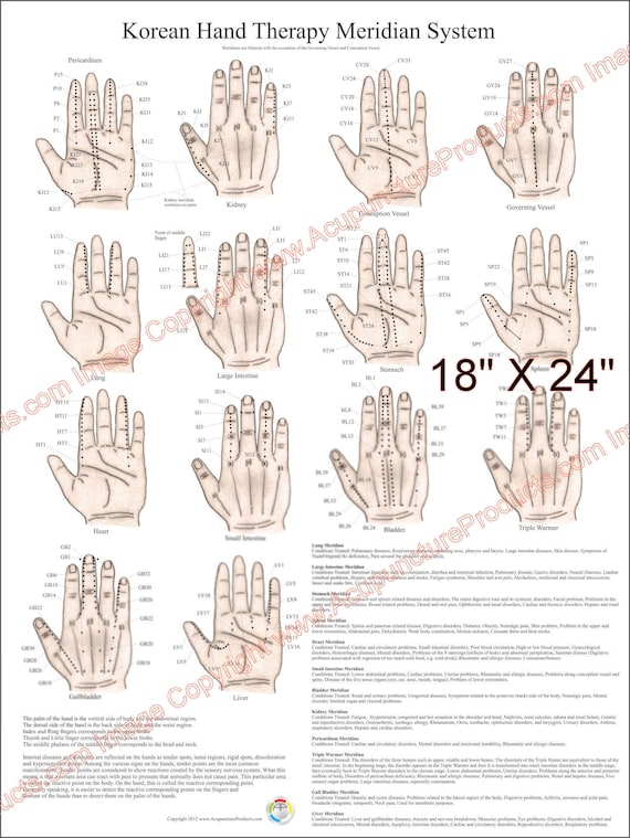 Korean Acupuncture Chart