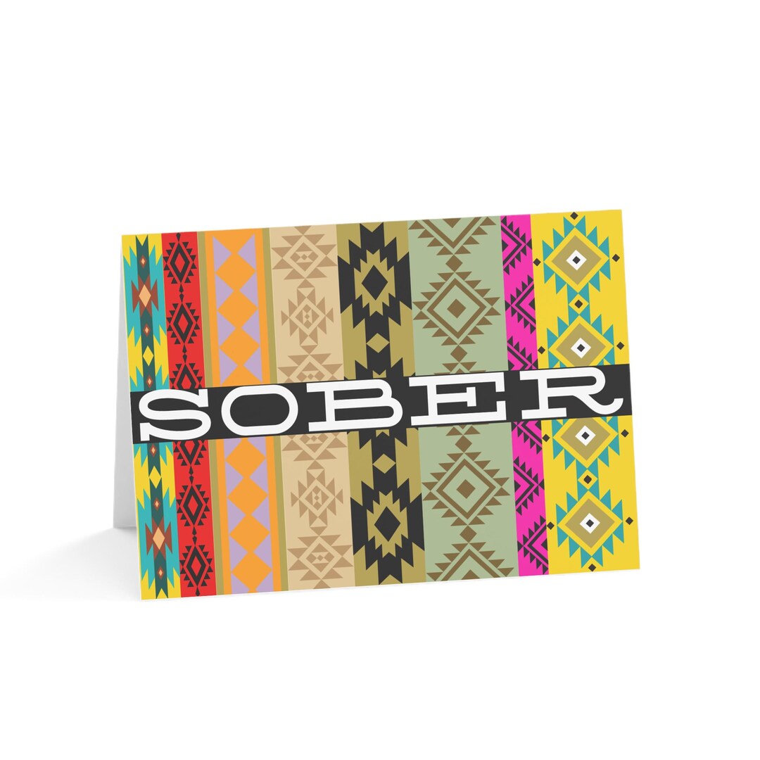 Sober Boho Positive Affirmation Greeting Cards | 10-50 Piece Multi-pack ...
