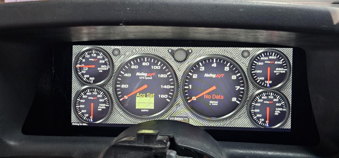 Holley Pro Dash 12.3 In. Mount for 1987-1993 Foxbody Mustang. - Etsy