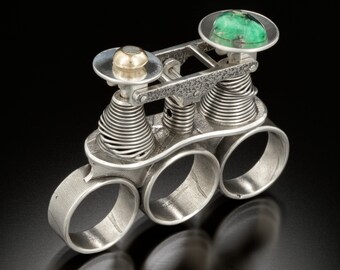 Three Finger Ring - Etsy